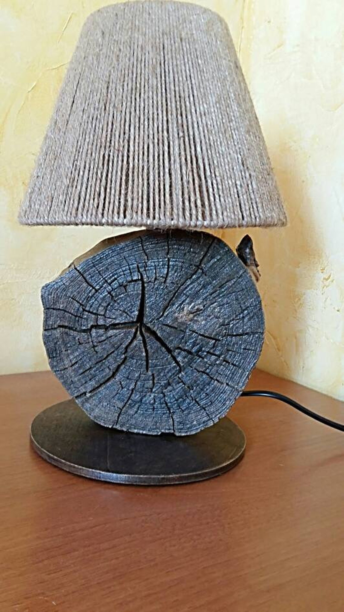 Wooden lamp, Wood table lamp, Table lamp, Wooden handmade lamp ...