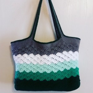AK Crochet Wavy Beach Bag - Adult Sized - PATTERN - Etsy