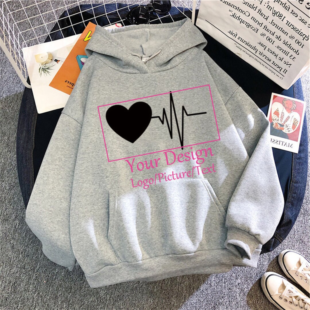 Create Your Unique Hoodie: Custom Text, Personalized Design, Your Photo ...