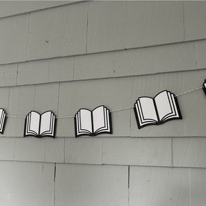 Book Banner, Booktok Party, Reading Lover Party Decor, Book Garland ...