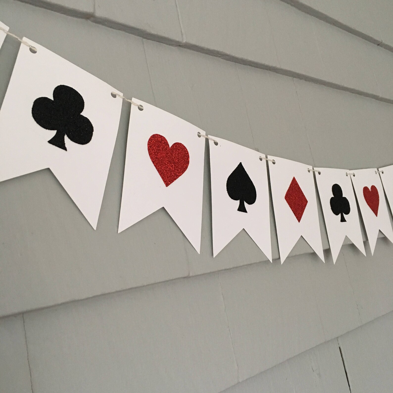 Playing Card Birthday Decor, Casino Birthday Banner, Playing Card ...