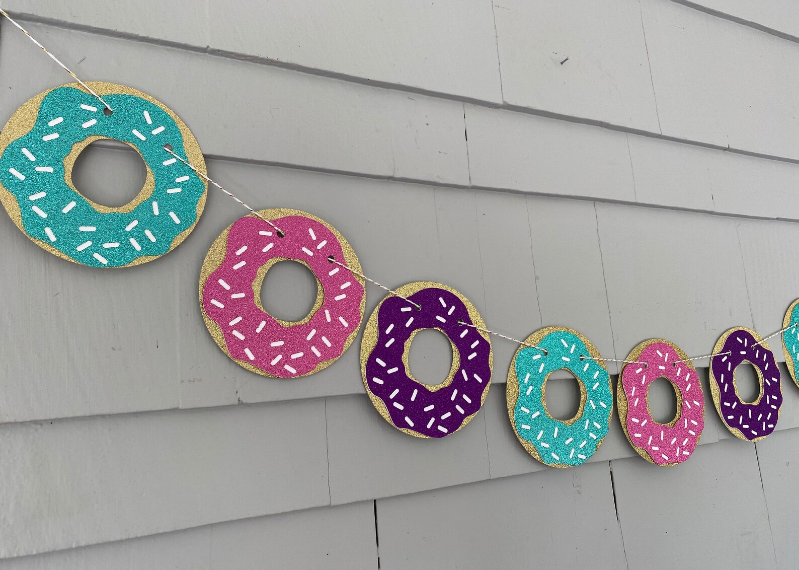 CHOOSE COLORS Donut Birthday Banner, Donut Grow up Banner, Doughnut ...