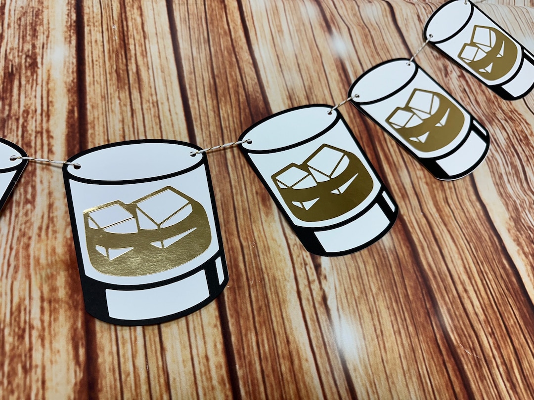 Whiskey Banner, Scotch Banner, Bourbon Banner, Alcohol Themed Party ...