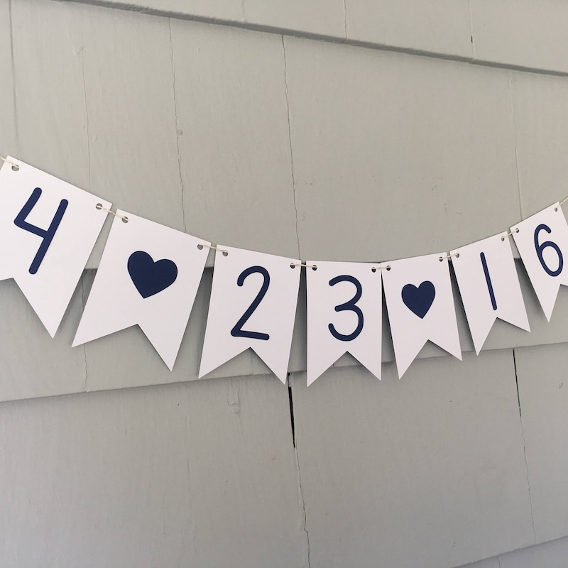 Save the Date Banner - Etsy