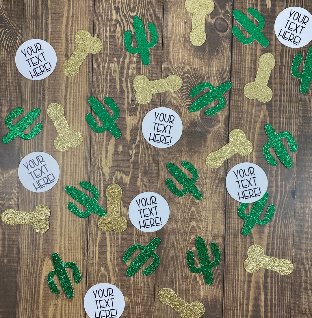 CUSTOM Final Fiesta Confetti, Cactus Bachelorette Confetti ...