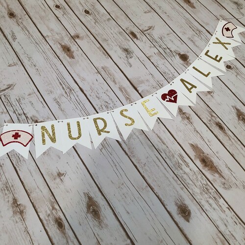Nurse Graduation Banner Nursing Graduation Party Banner - Etsy
