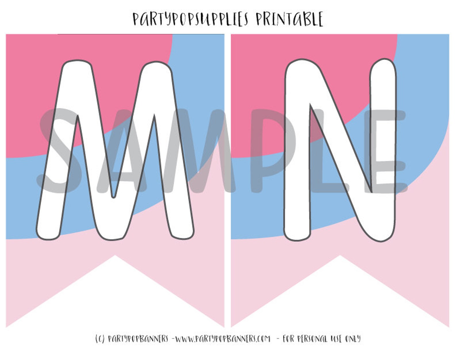 PRINTABLE Bubblegum Wall Banner Bubblegum Theme Park Wall | Etsy