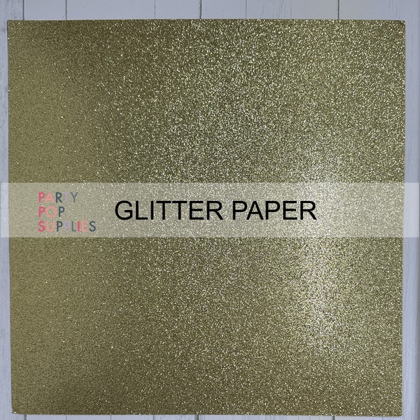 Gold Glitter Paper - Etsy