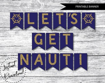 Seas the Day Banner, Cruise Door Decor, Bachelorette Party Banner ...