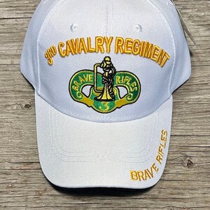 US Army 3rd Armored Cavalry Regiment Ball Cap Brave Rifles OIF OEF Vet ...