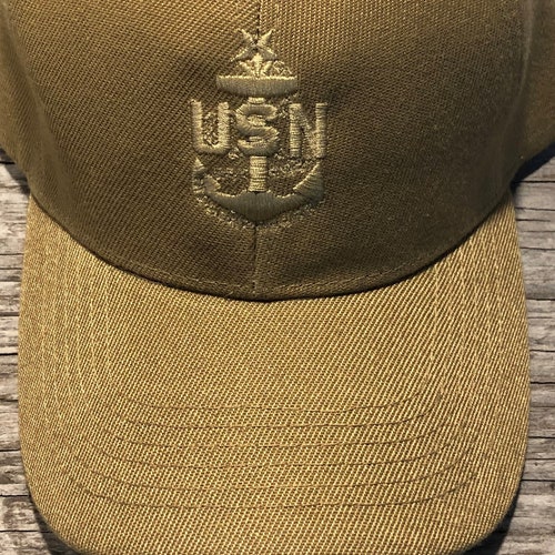 US Navy Petty Officer Ball Cap Coyote Brown - Etsy