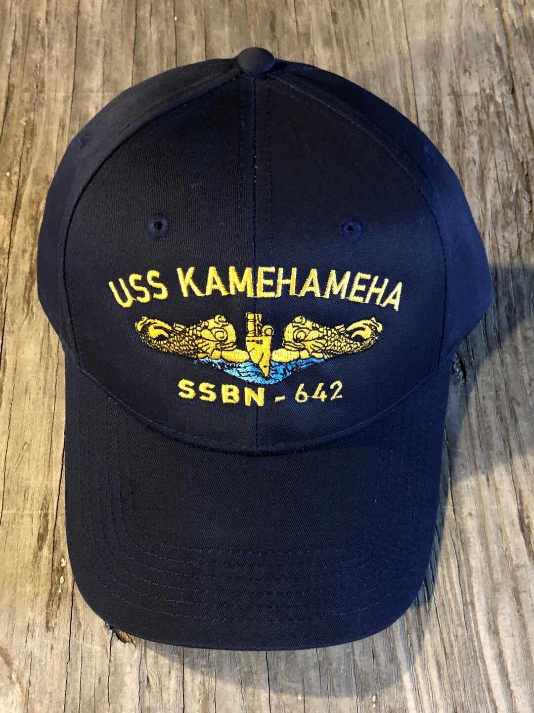 USS Kamehameha SSBN-642 Ball Cap Embroidered Naval Officer Submarine ...