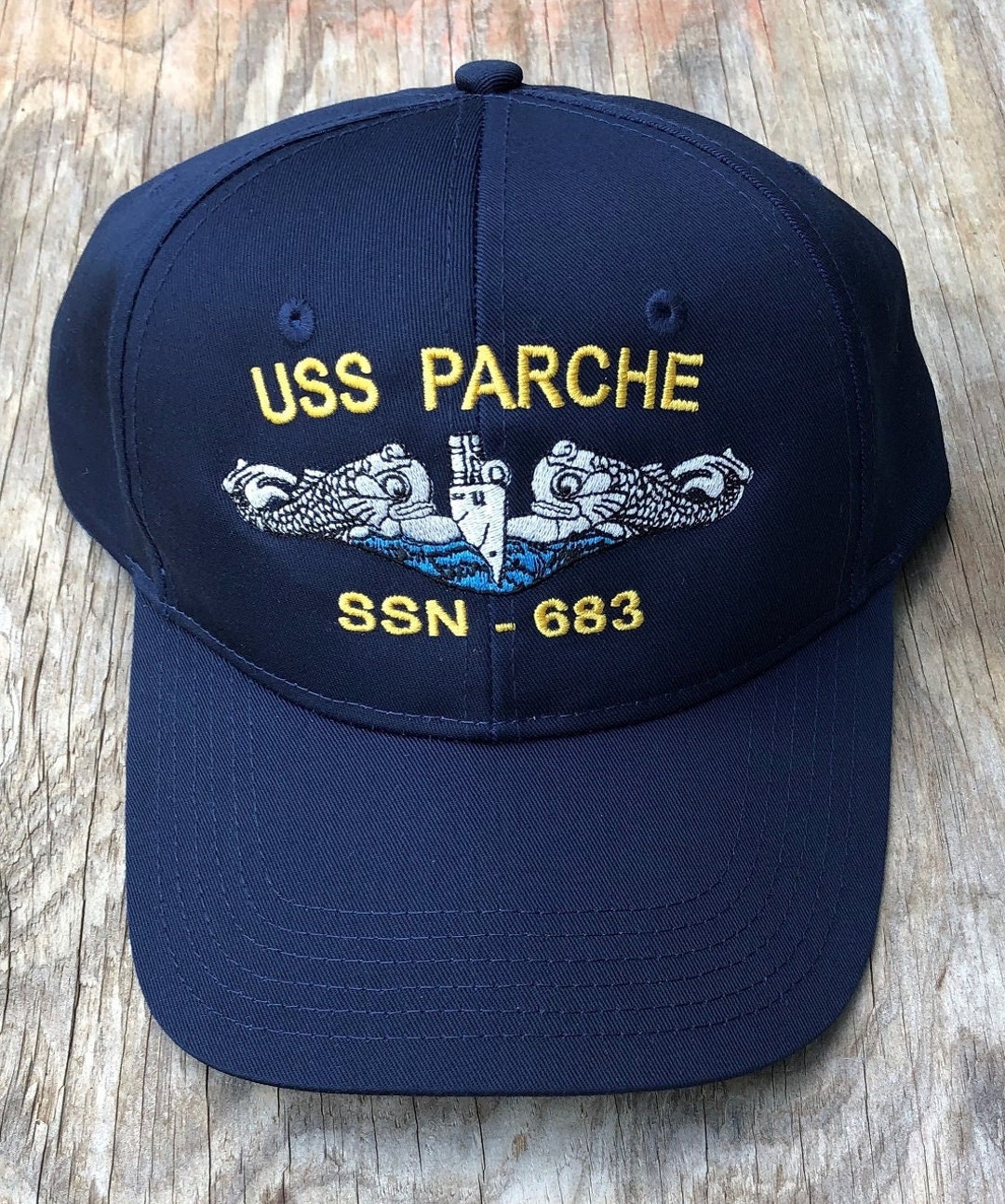 USS Parche SSN 683 Ball Cap Submarine Enlisted Silver - Etsy