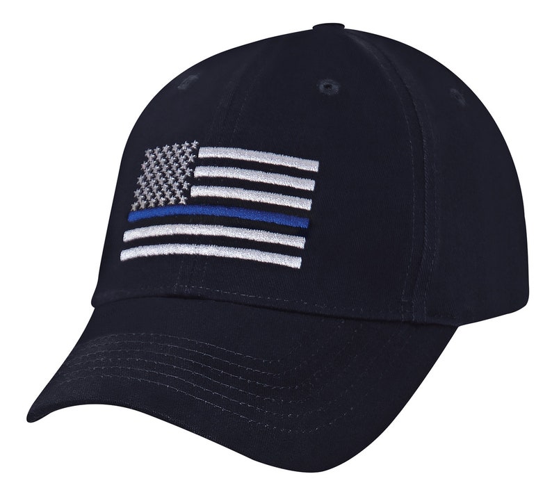 Thin Blue Line USA Flag Ball Cap Police Support Leo Law - Etsy