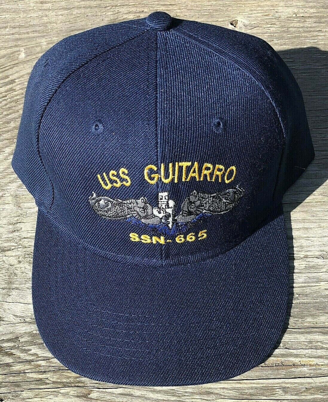 USS Guitarro SSN-665 Ball Cap Embroidered Submarine Silver - Etsy
