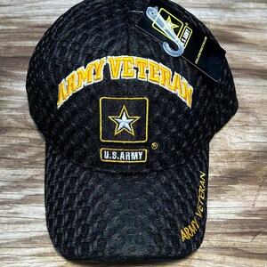 US Army Mesh Ball Cap Vet Infantry Airborne Armor Cavalry Combat ...