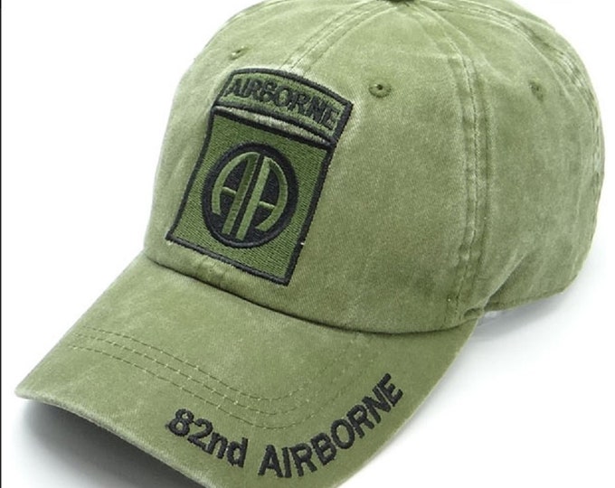 US Army 82nd Airborne Division Ball Cap Korea Vietnam Gulf OEF OIF ...