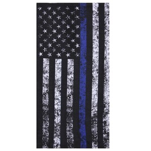 Subdued US Flag or Thin Blue Line NECK GAITER Face Mask | Etsy