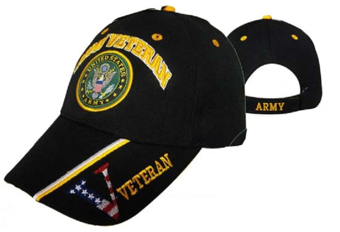 US Army Veteran Ball Cap Infantry Airborne Armor Cavalry | Etsy