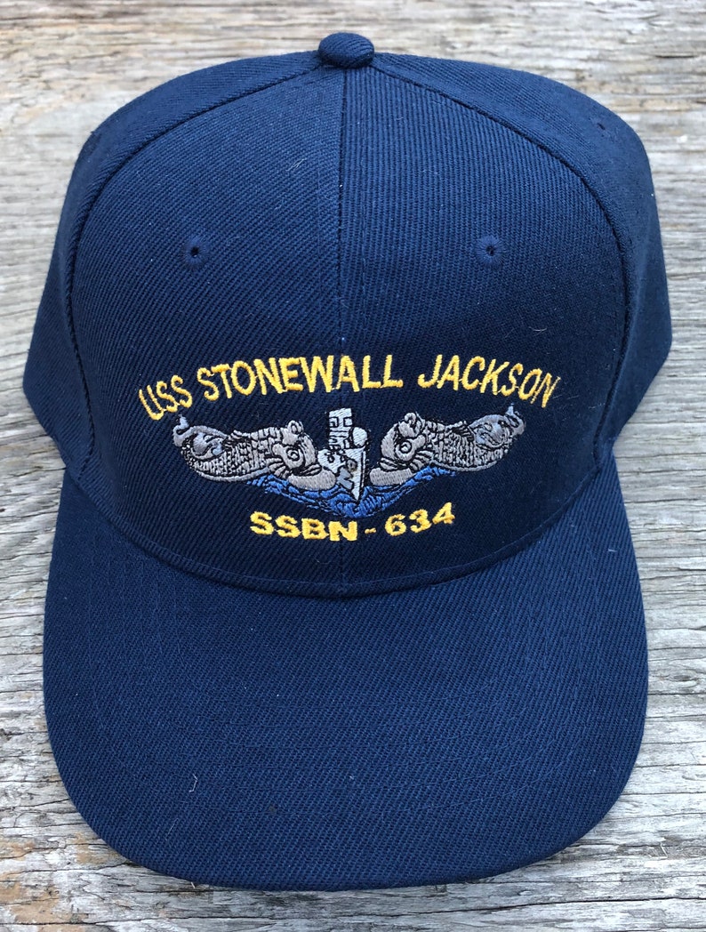 USS Stonewall Jackson SSBN-634 Ball Cap Enlisted Submarine - Etsy