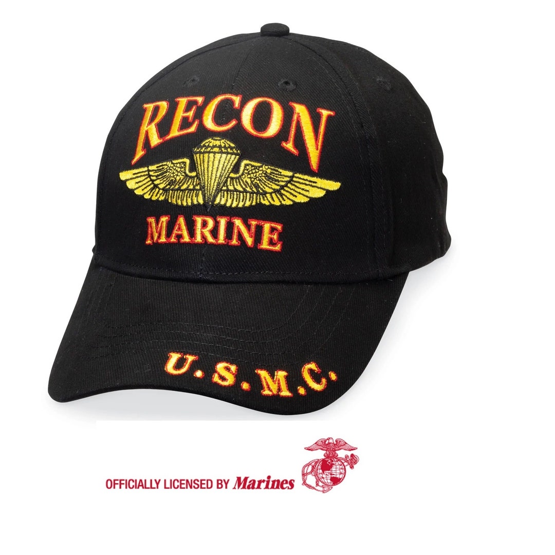 US Marine Corps Recon Ball Cap USMC Force Reconnaissance Forecon ...