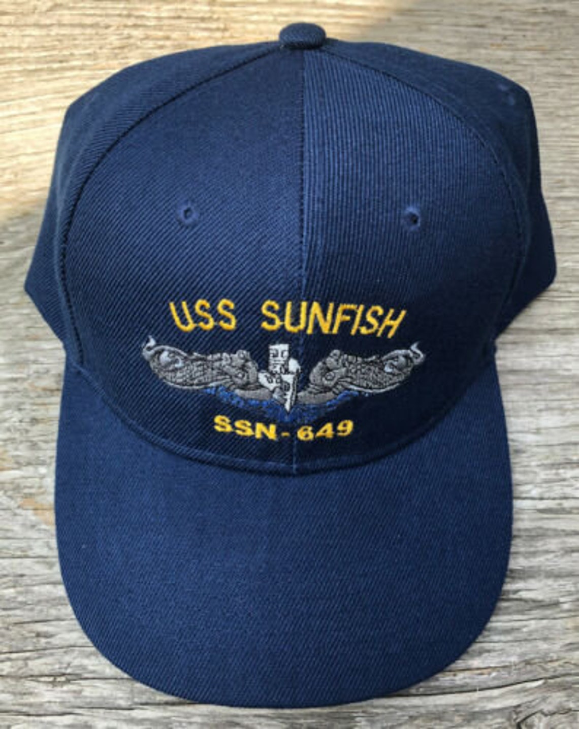 USS Sunfish SSN-649 Ball Cap Submarine Enlisted Silver - Etsy