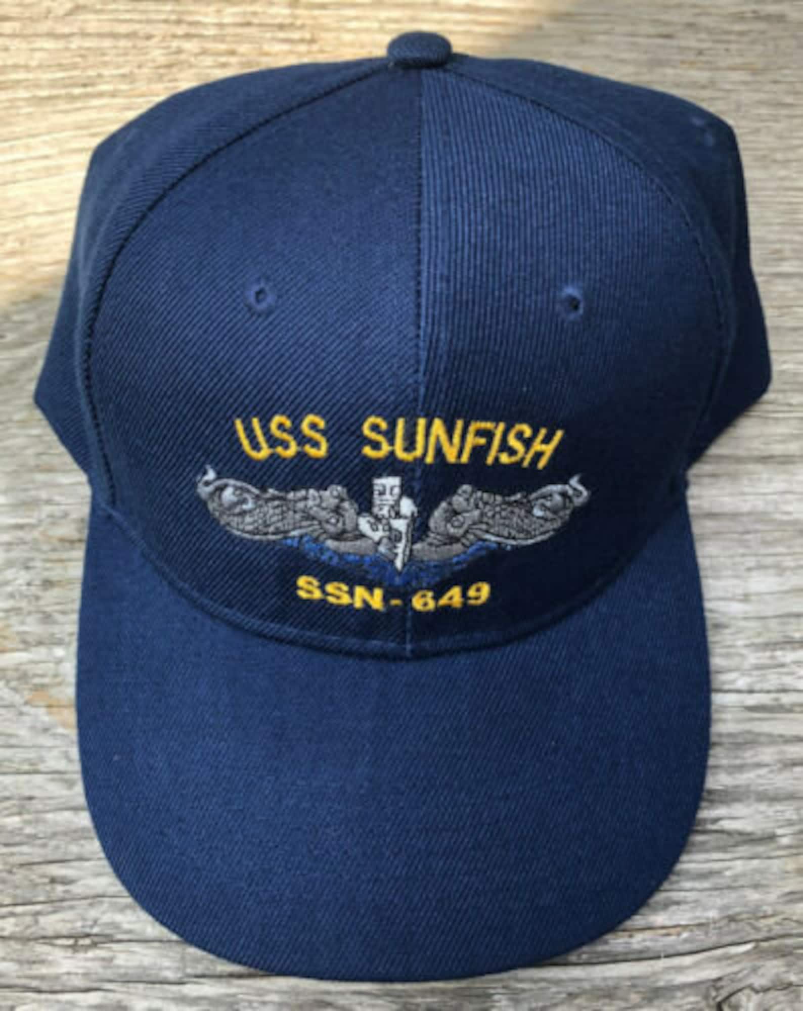 USS Sunfish SSN-649 Ball Cap Submarine Enlisted Silver | Etsy