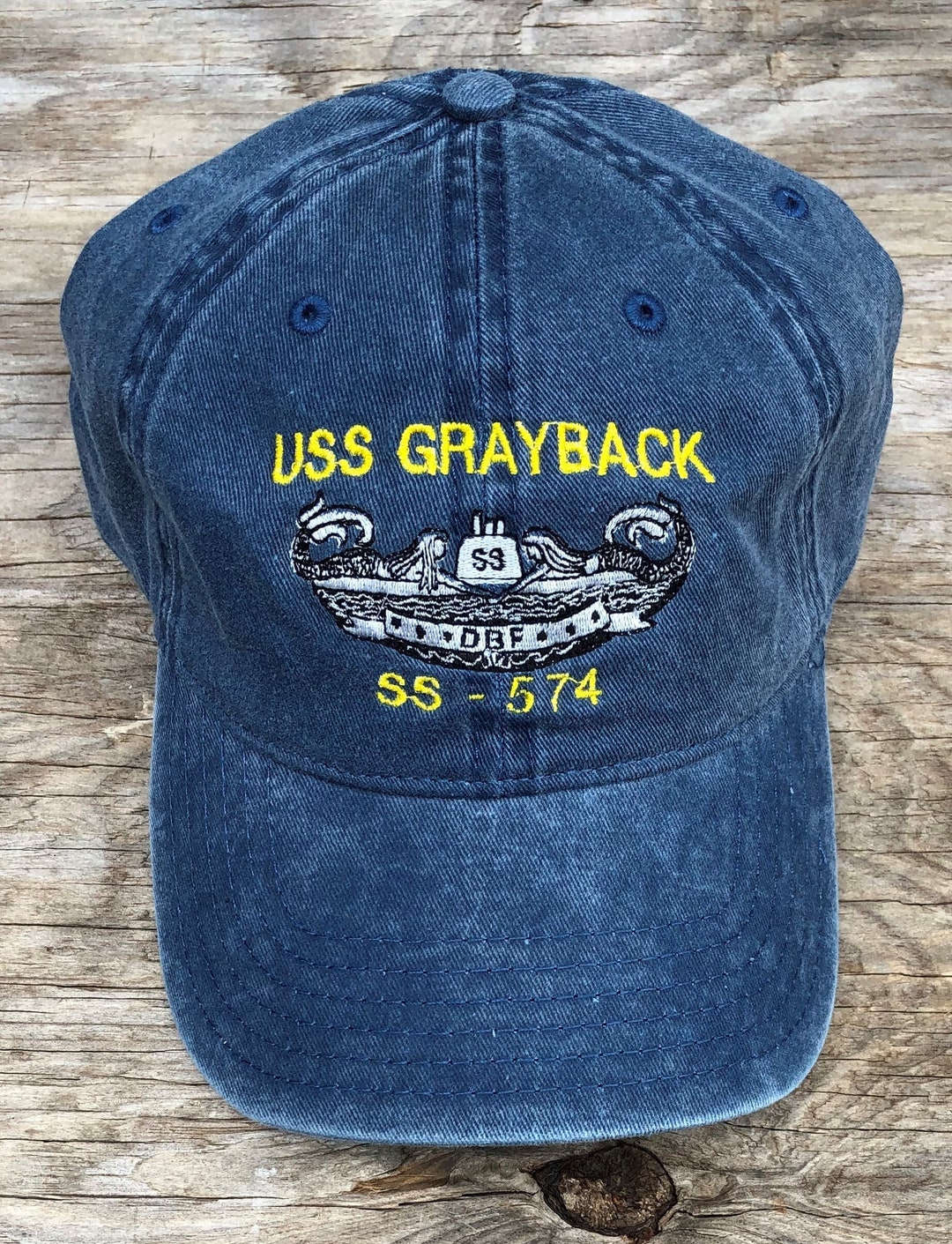 USS Grayback SS-574 Submarine Ball Cap DBF Pin Dolphins Navy - Etsy