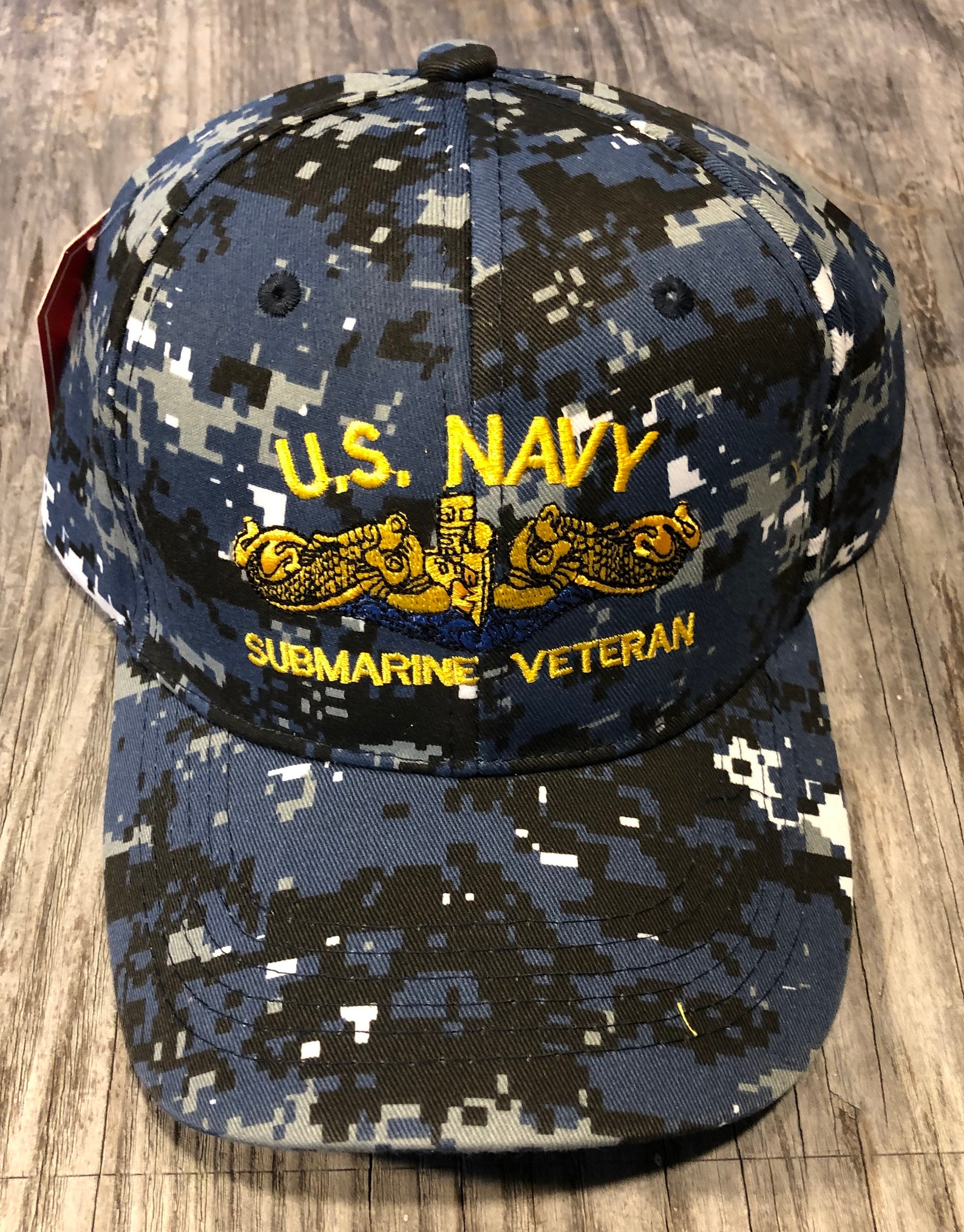 US Navy Submarine Veteran Ball Cap Officer GOLD Dolphins Sub | Etsy