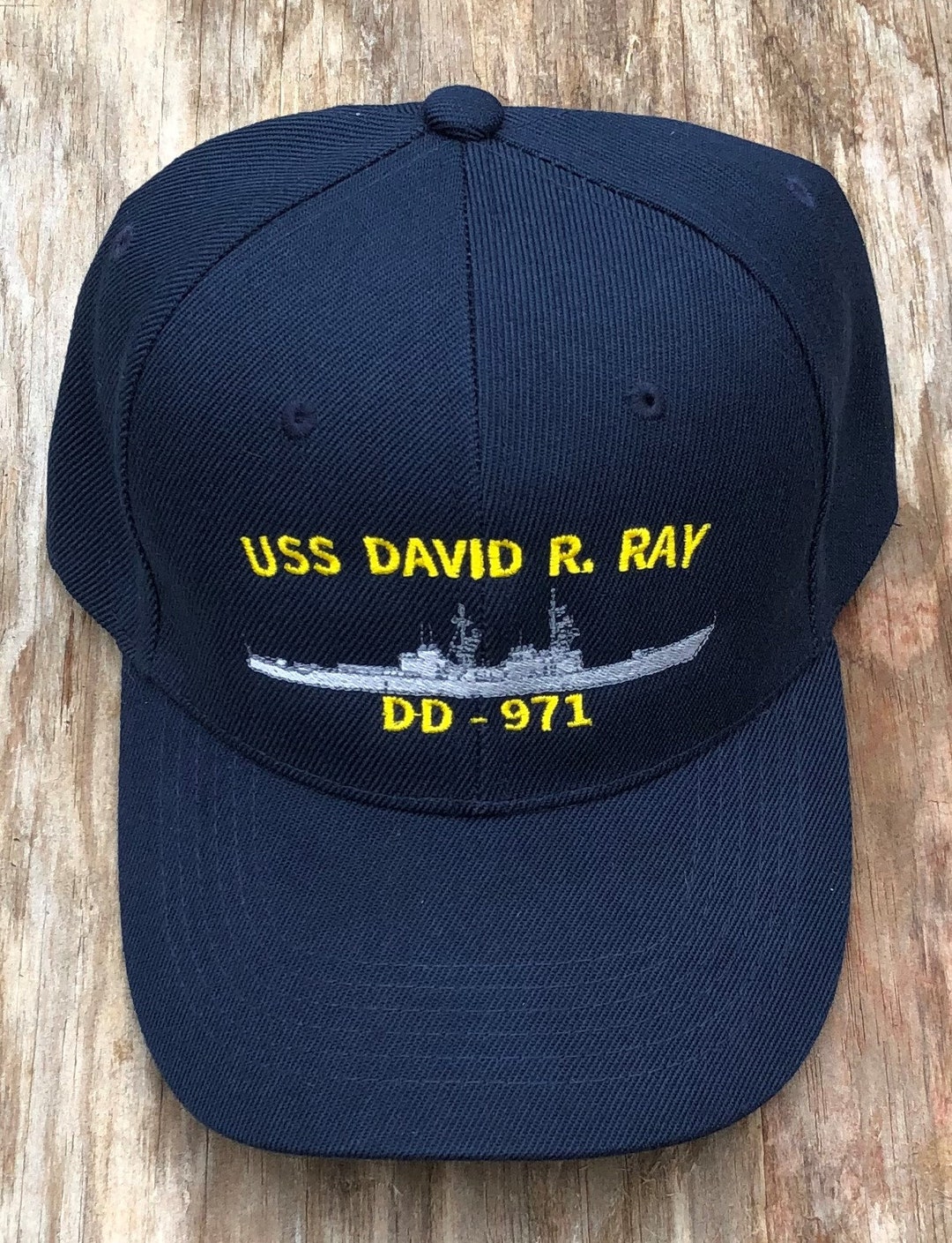 USS David R. Ray DD-971 Embroidered Ball Cap Vet Sprucan Destroyer US ...