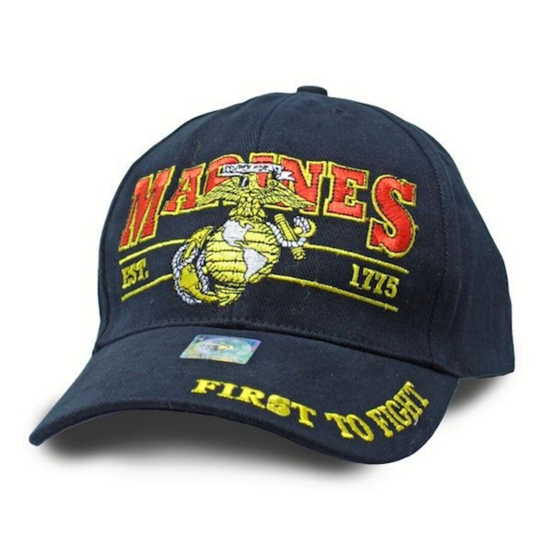 US Marine Corps Veteran Ball Cap Marines First to Fight USMC Oef Oif ...