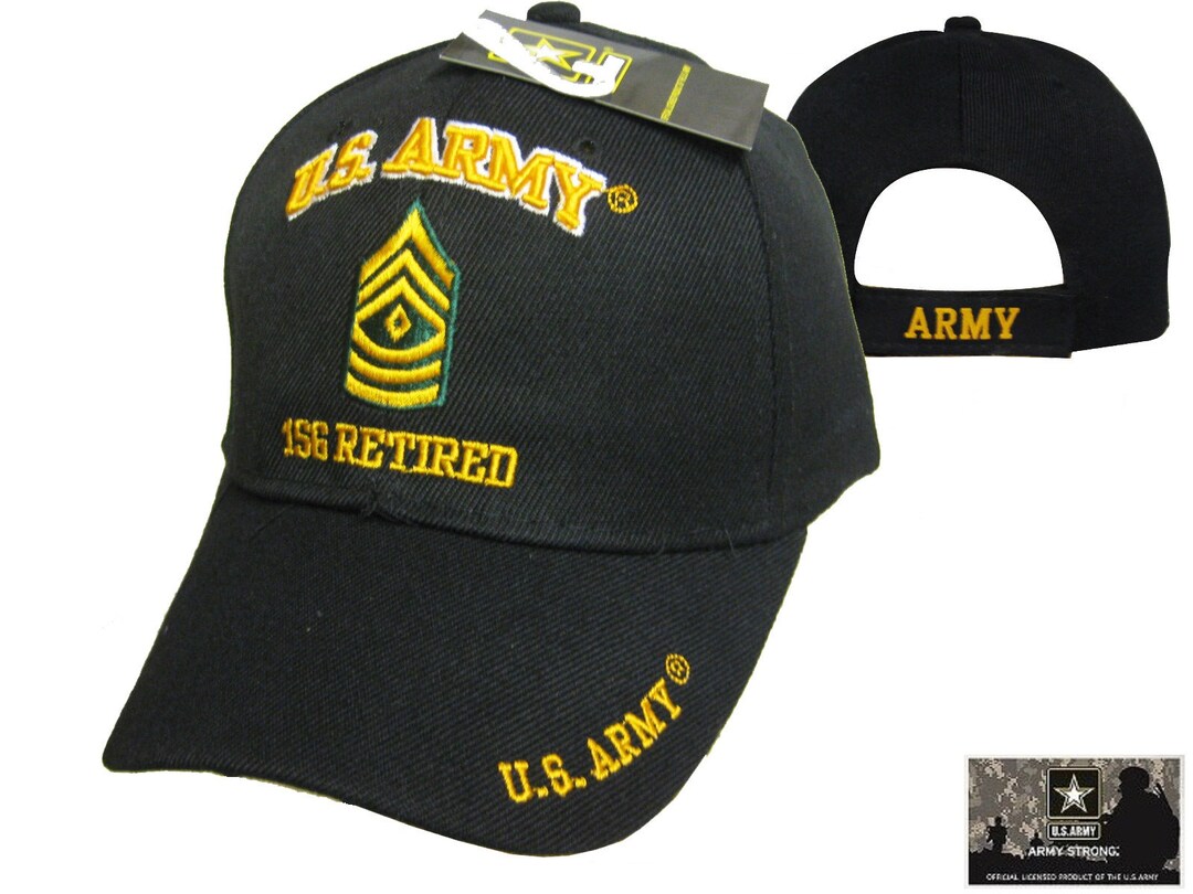 US Army First Sergeant Retired Ball Cap E-8 1SG USA Ret - Etsy