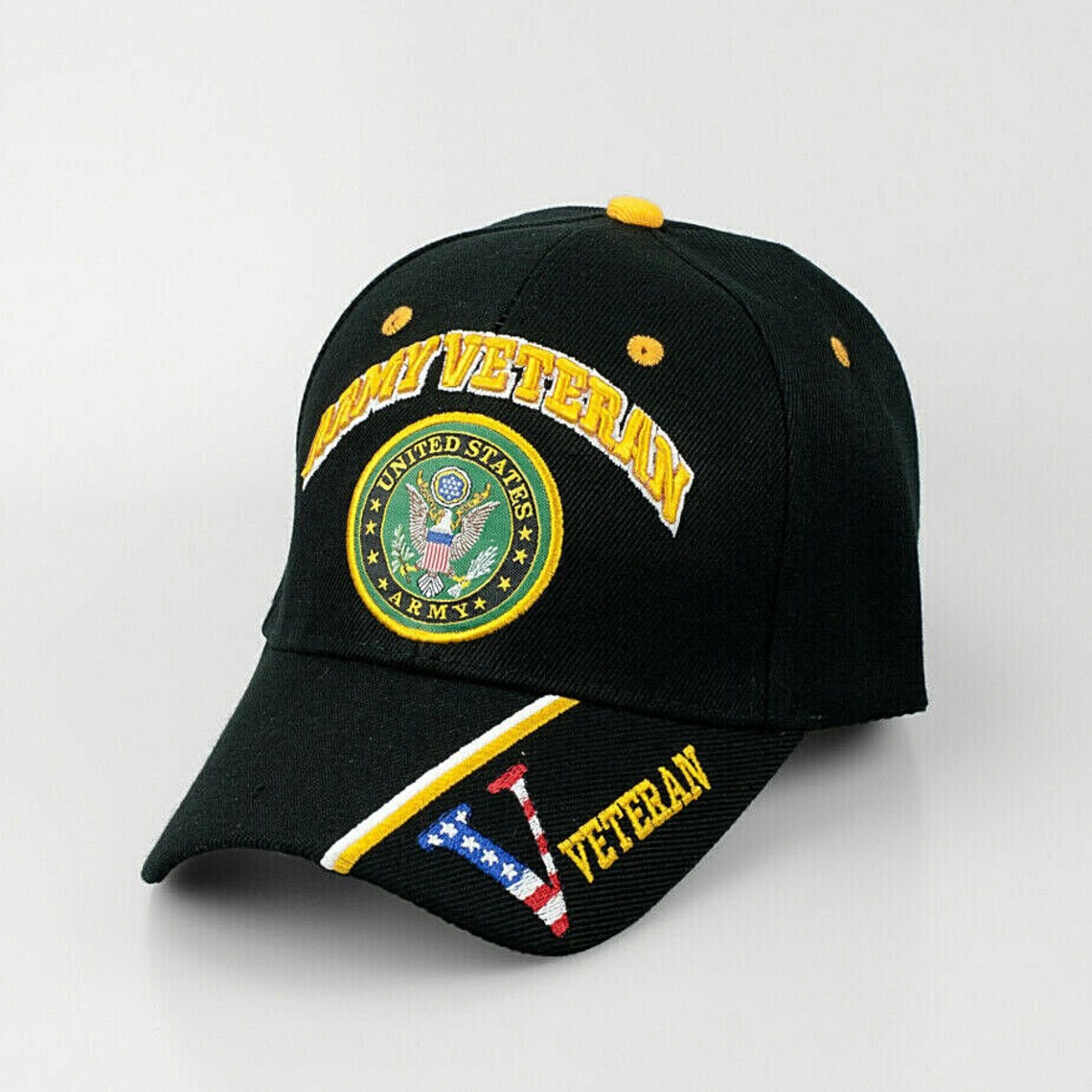US Army Veteran Ball Cap Infantry Airborne Armor Cavalry | Etsy
