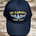 USS Hawkbill SSN-666 Ball Cap Submarine Silver Enlisted Dolphins ...
