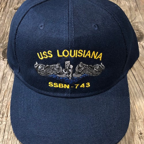 USS Barb SSN-596 Ball Cap Embroidered Submarine Silver - Etsy
