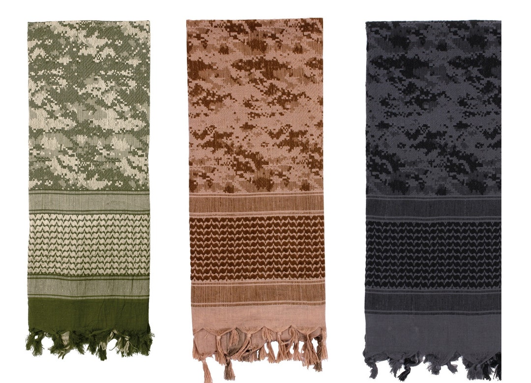 CAMO Shemagh Tactical Desert Scarf Face Mask USMC US Army Navy Seals ...