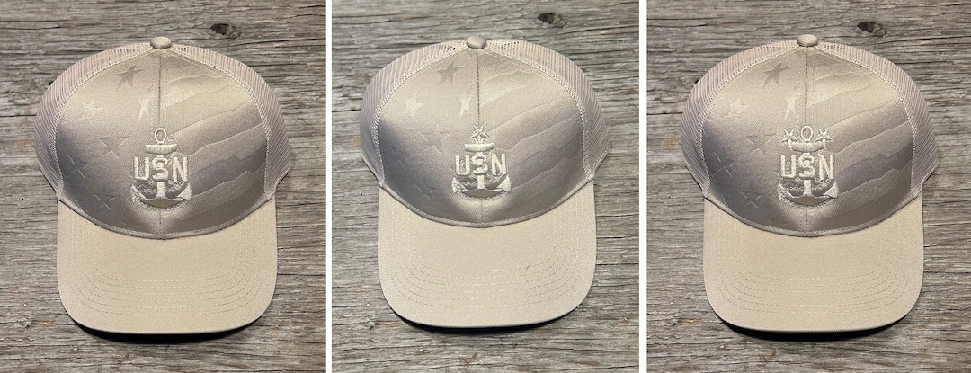 Navy Chief Petty Officer Ball Cap CPO SCPO MCPO Anchor Mesh Back ...