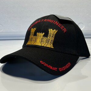 US Army Combat Engineer Ball Cap Korea Vietnam OEF OIF Gulf War Vet 12B ...