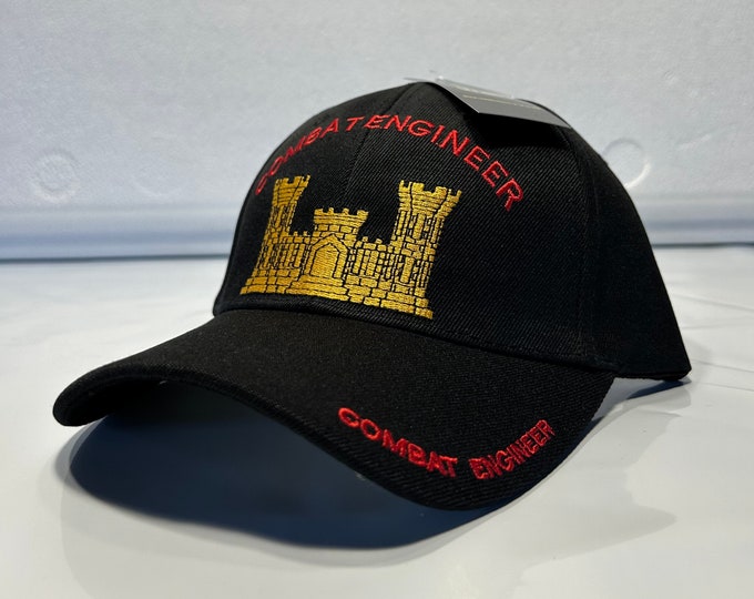 US Army Combat Engineer Ball Cap Korea Vietnam OEF OIF Gulf War Vet 12B ...