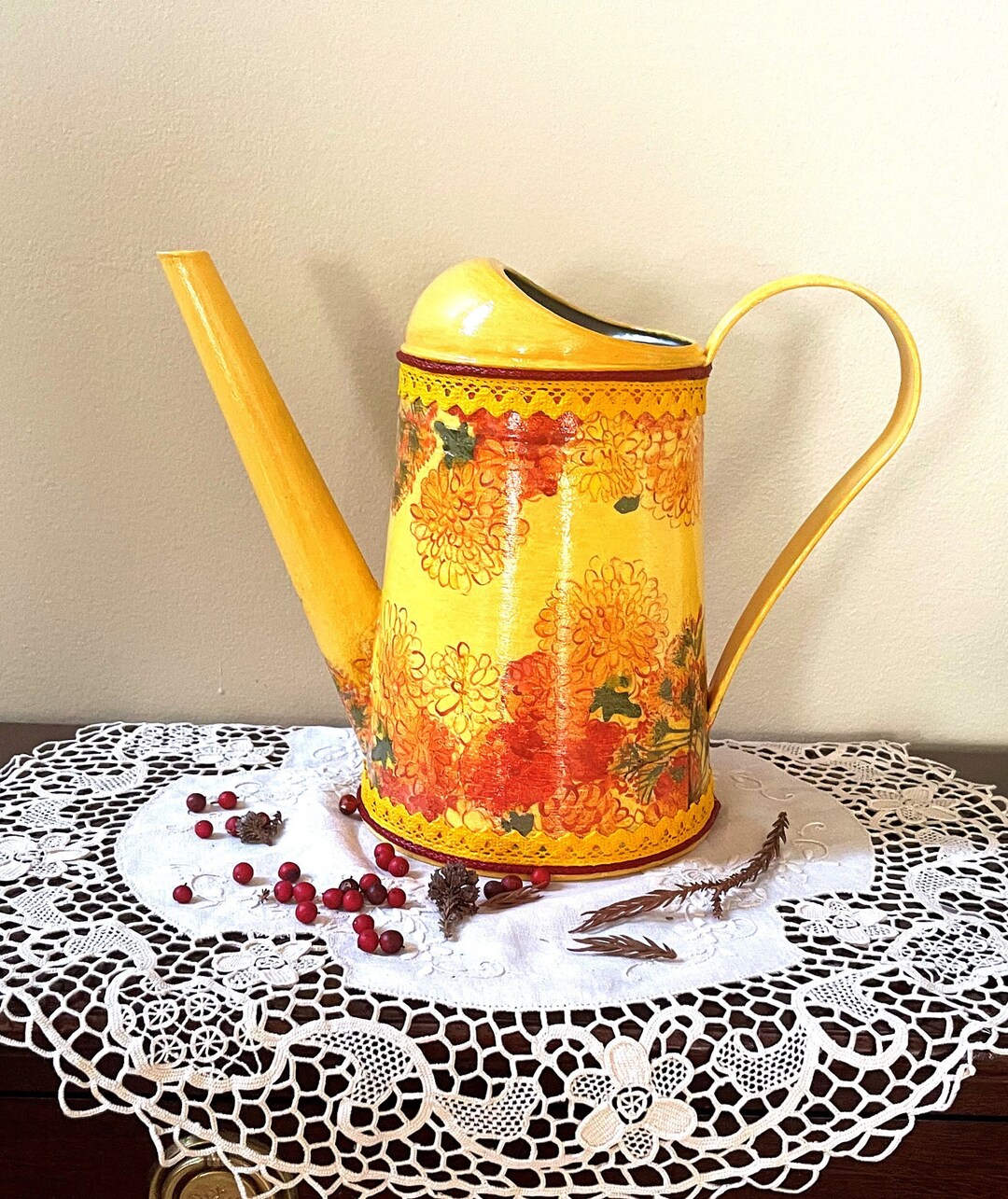 Metal Watering Can Garden Tools Indoor Watering Can Outdoor - Etsy