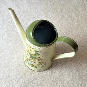 Metal Hand Painted Watering Can, Garden Decor, Watering Garden Tools ...
