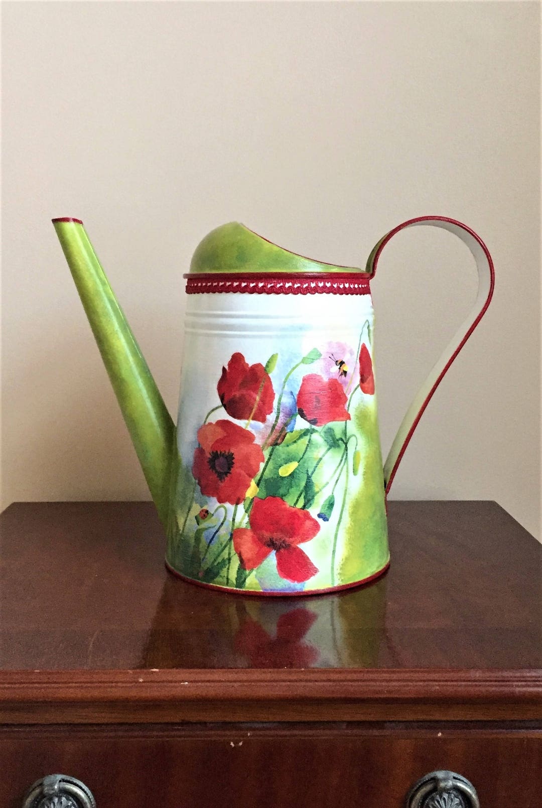 Watering Can, Metal Watering Can, Flower Vase, Handcrafted Watering Can ...