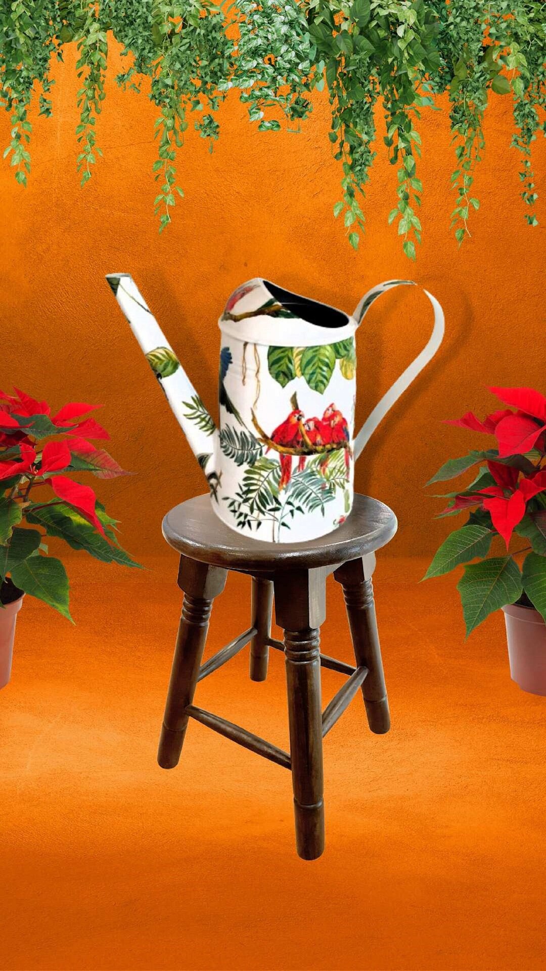 Metal Watering Can, Water Can, Garden Decor, Watering Pitcher, Watering ...