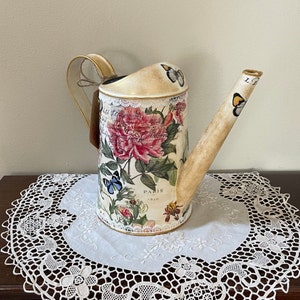 Decorative Metal Watering Can, Deck Decor, Porch Decoration, Garden ...
