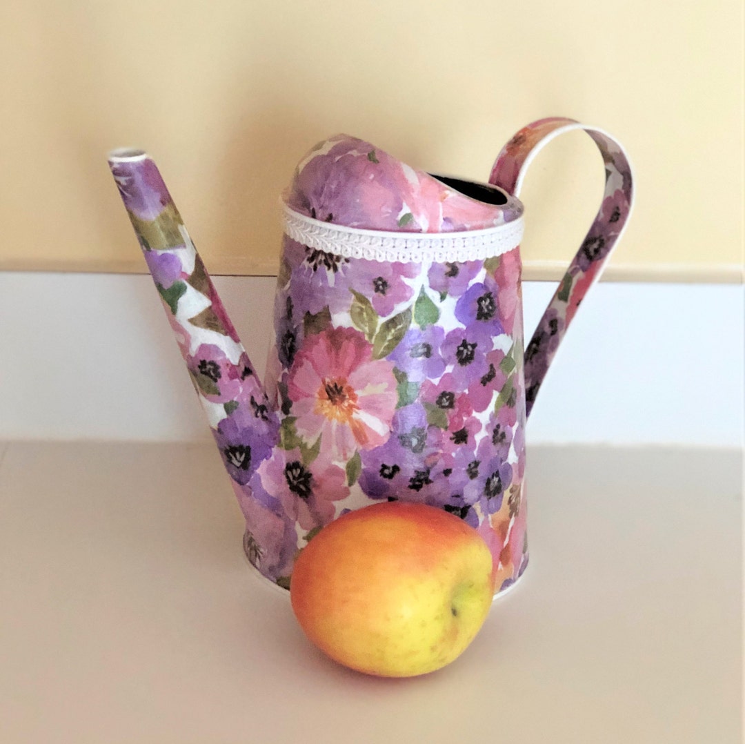 Water Can, Watering Can, Hand Painted Watering Can, Metal Watering Can ...