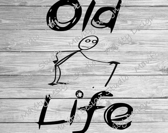 Old Man Svg | Etsy