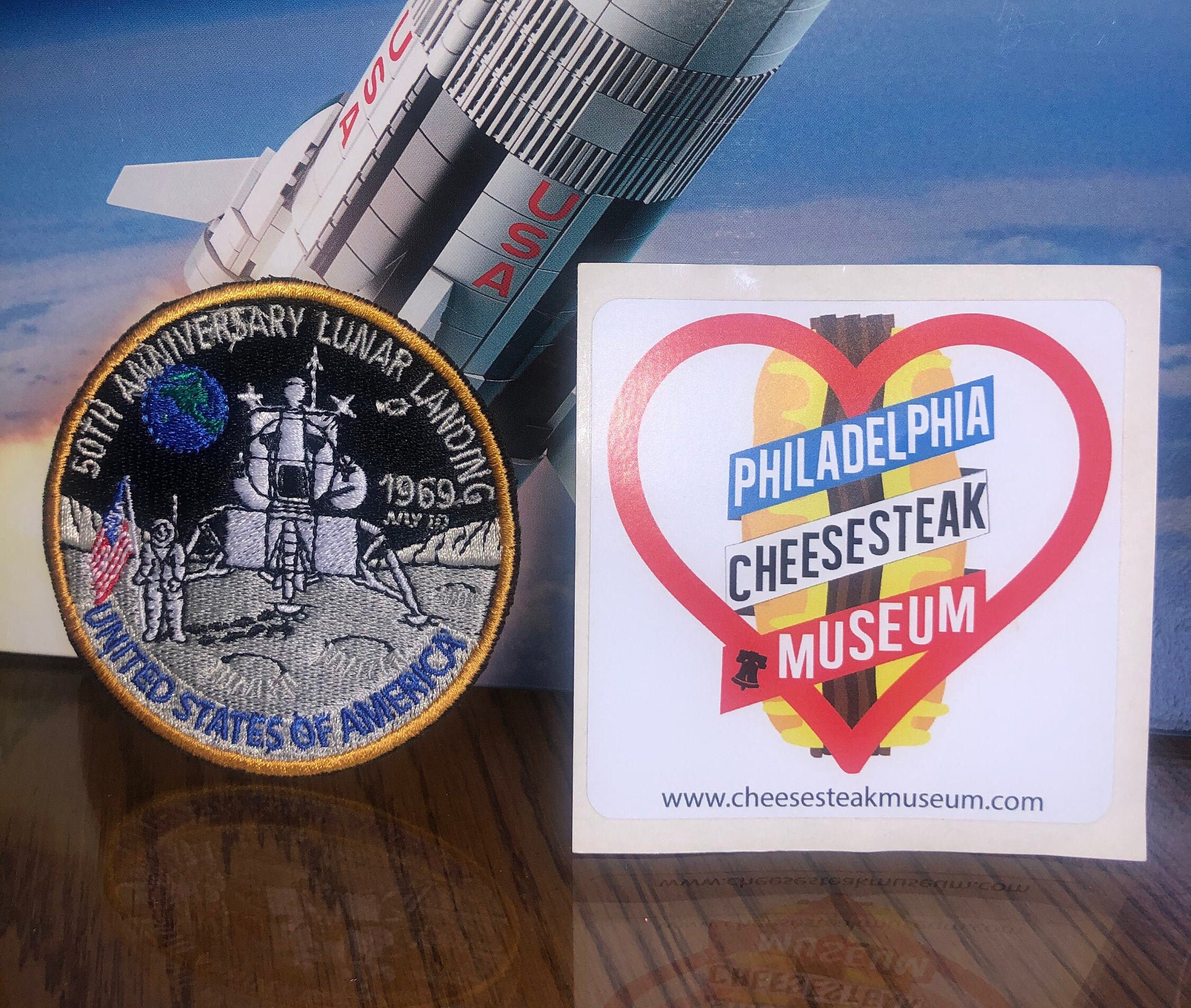 50th Anniversary of Apollo 11 Lunar Landing Patch Embroidery Gift NASA ...