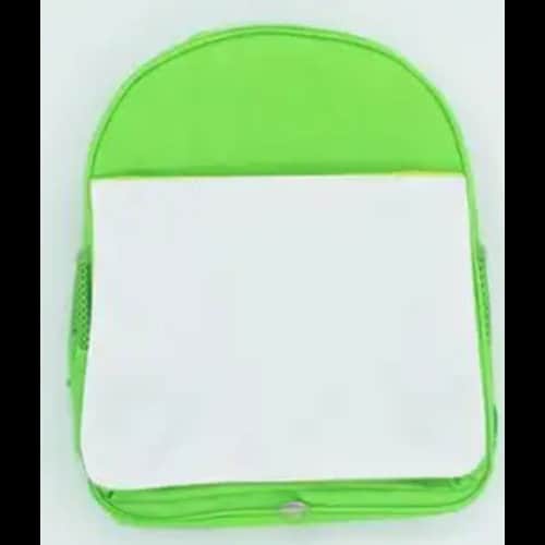 Blank Green Kids Sublimation Bookbag. - Etsy
