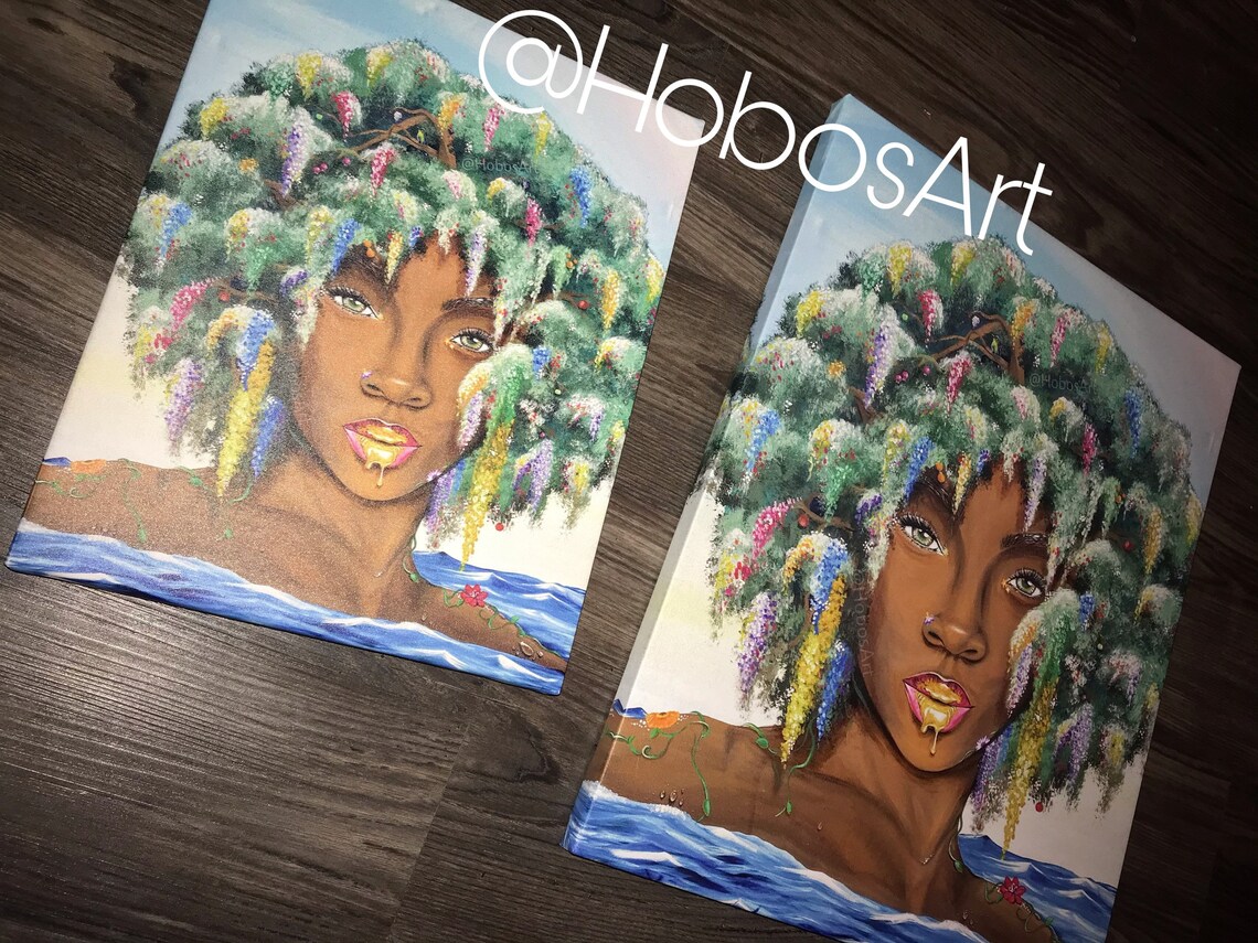 Forgiveness tree Woman Painting Prints - Etsy