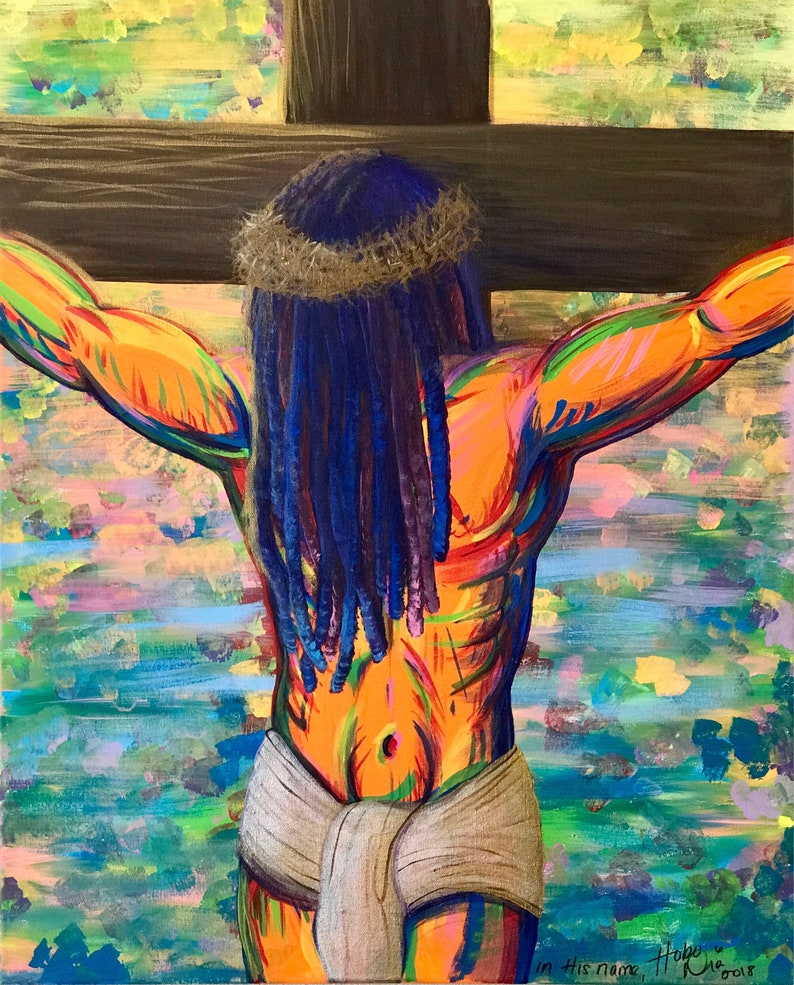 Hair Like Wool Jesus Prints Etsy